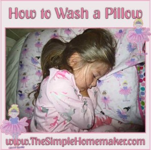 How to Wash a Pillow the Simple Way