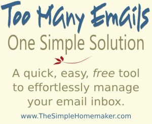 Too Many Emails, One Simple Solution
