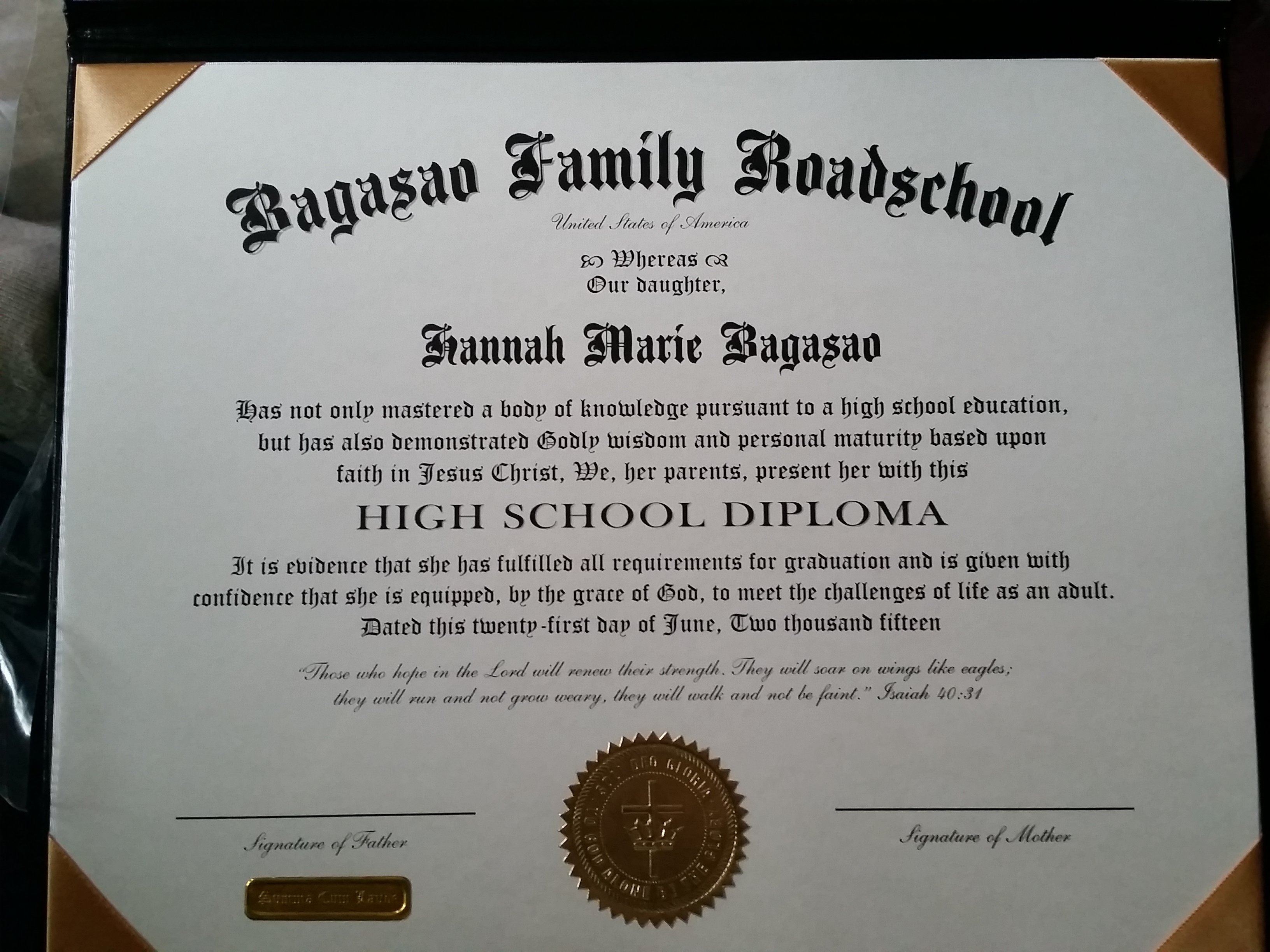 Diplomas For Homeschooled Students A k a The Diploma That Made Me Cry 